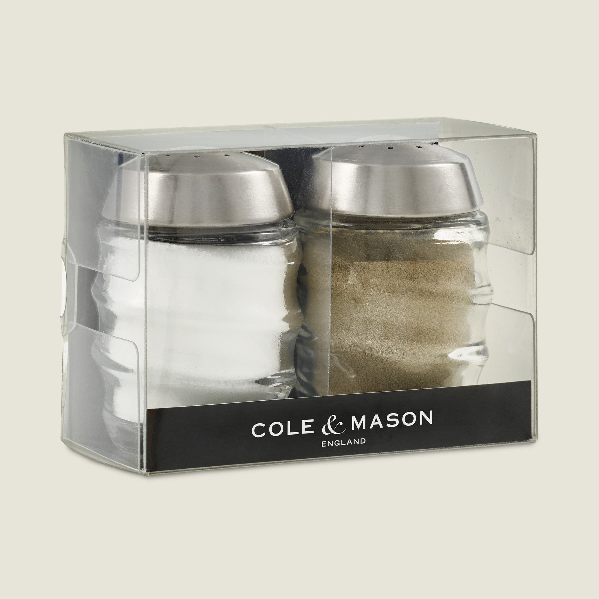 Cole & Mason Bray Glass Shakers Set 70mm (2¾")