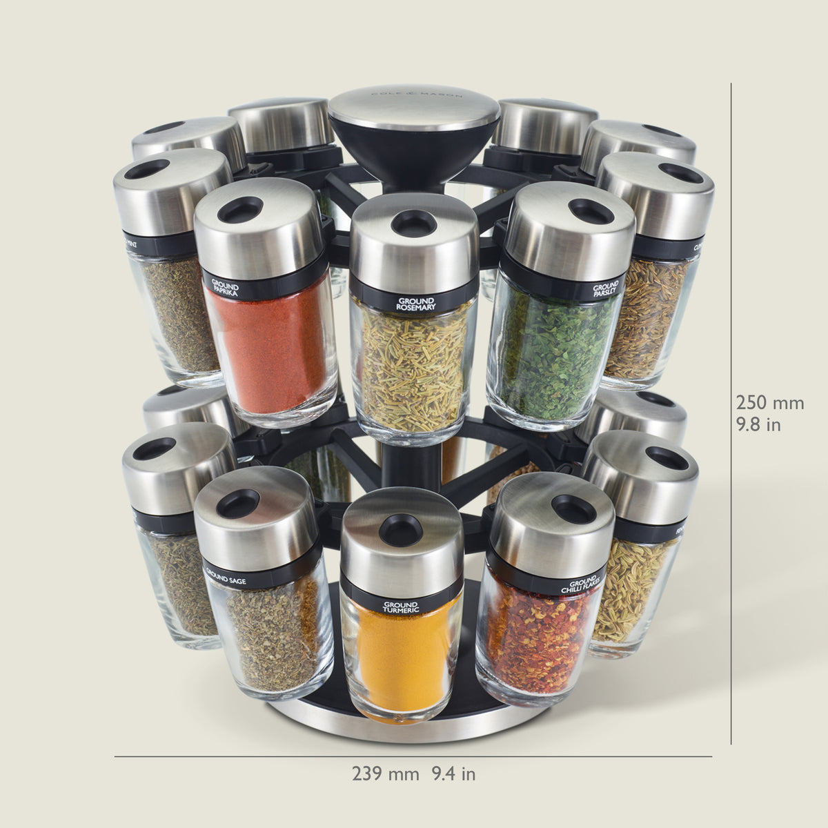 Cole & Mason Cambridge Herb & Spice Carousel