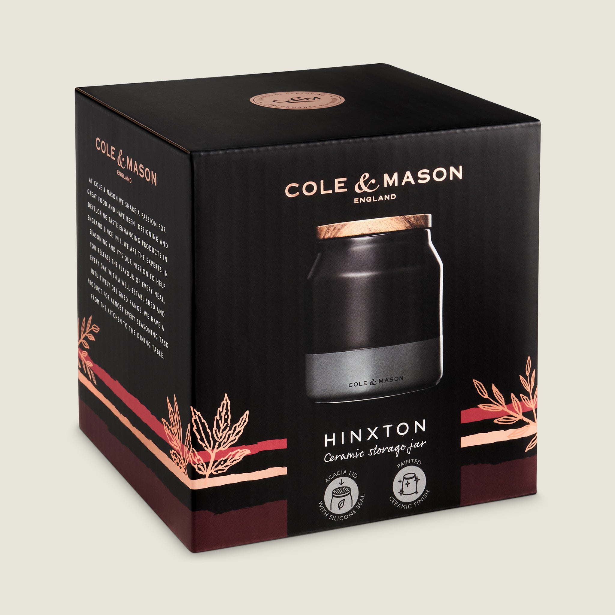 Cole & Mason Hinxton Ceramic Storage Jar – Versatile Airtight Kitchen ...