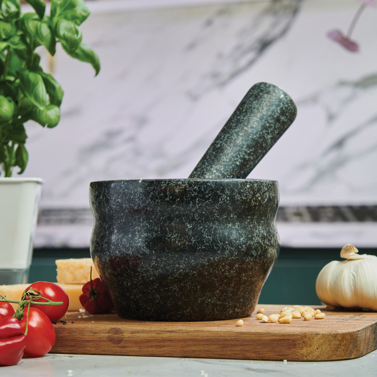 Cole & Mason Worcester Black Granite Pestle & Mortar